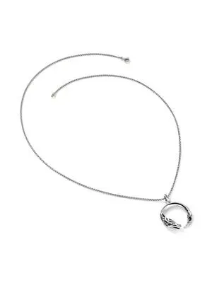 John Hardy Sterling Naga Sapphire Necklace