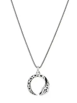 John Hardy Sterling Naga Sapphire Necklace