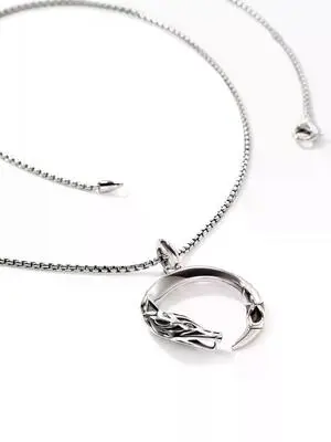 John Hardy Sterling Naga Sapphire Necklace