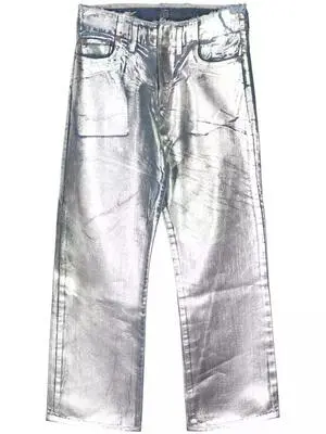 DOUBLET Foil-coated Jeans