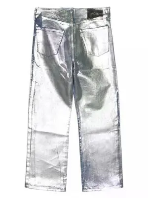 DOUBLET Foil-coated Jeans