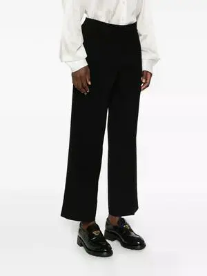 Max Mara Viola Cropped Straight Leg Trousers