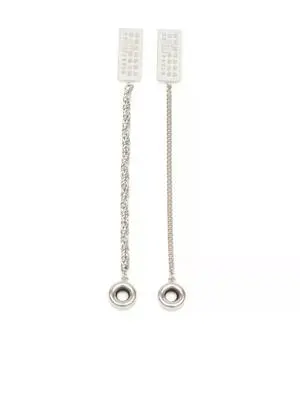 MAISON MARGIELA Numbers-motif Drop Earrings