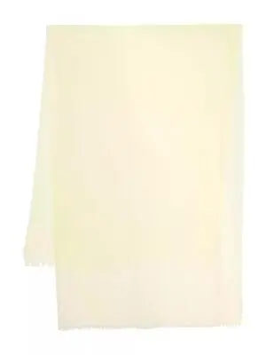 Fabiana Filippi Frayed-edge Twill Scarf - Yellow