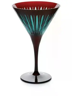 L'Objet Prism Martini Glasses - Red