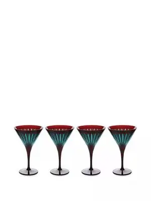 L'Objet Prism Martini Glasses
