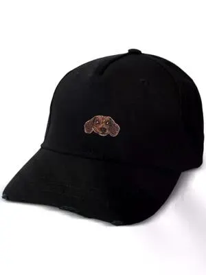 PELO FOUNDATION Cotton Cap With Patch Detail - Black