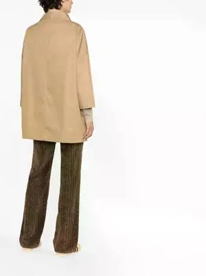 Herno Scarf-embellished Parka Coat - Brown