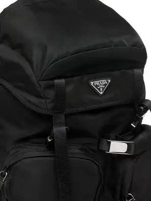 Prada Re-nylon Multi-pocket Backpack - Black
