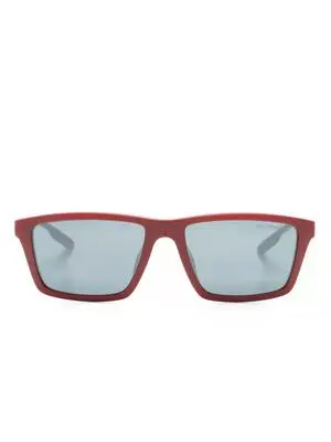 Emporio Armani Rectangle-frame Glasses - Black