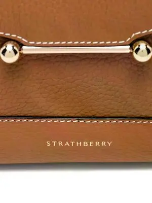 Strathberry Mosaic Tote Bag - Brown