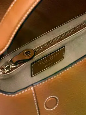 Strathberry Mosaic Tote Bag - Brown