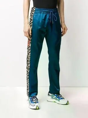 JUST DON Contrast-stripe Track Pants