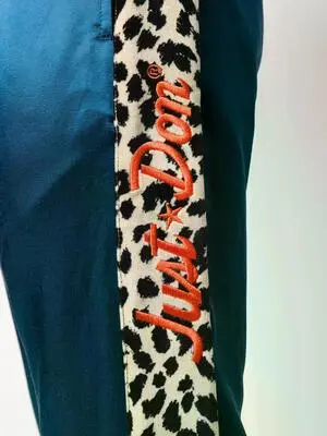 JUST DON Contrast-stripe Track Pants