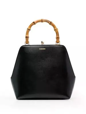 JIL SANDER Goji Frame Square Tote Bag - Black