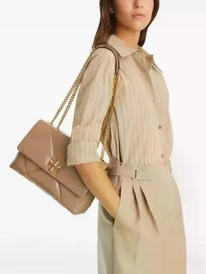 Tory Burch Kira Diamond-quilted Shoulder Bag - Neutrals