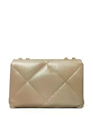 Tory Burch Kira Diamond-quilted Shoulder Bag - Neutrals