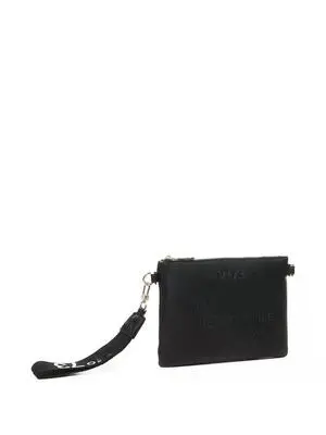 V°73 Branded-strap Clutch Bag