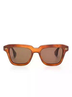 SESTINI EYEWEAR Quattro Square-frame Sunglasses - Brown