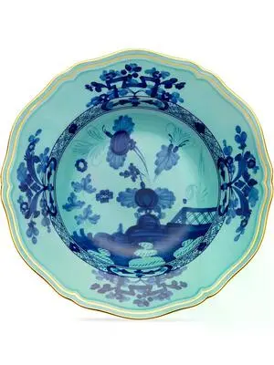 GINORI 1735 Oriente Italiano Soup Plate - Blue