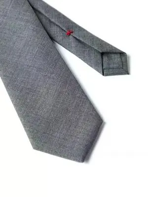 Brunello Cucinelli Virgin Wool Neck Tie - Grey