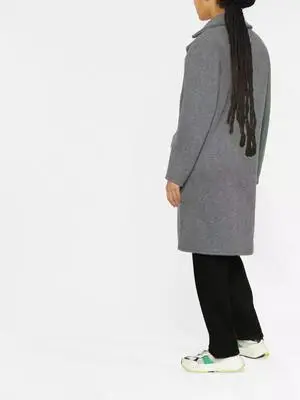 Emporio Armani Double-breasted Virgin Wool Coat