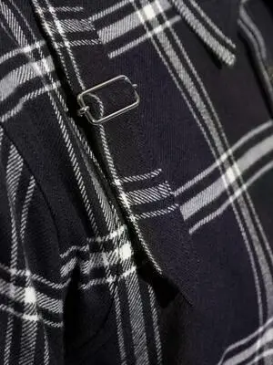 Alexander McQueen Plaid Harness Shirt