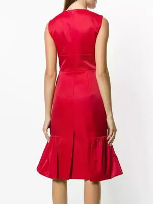 Prada Tulip Gathered Detail Dress