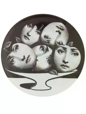 FORNASETTI Plate - Grey