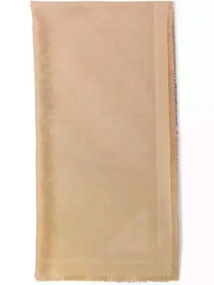 Prada Symbole Logo-jacquard Scarf - Neutrals