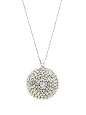 OFFICINA BERNARDI 18kt White Gold Mimosa Sapphire Necklace - Silver
