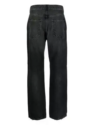 AMISH SUPPLIES Washed Straight-leg Jeans