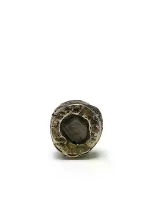 PARTS OF FOUR Tiny Diamond Stud Earring - Silver