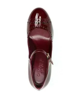 Giambattista Valli 110mm Cut-out Patent Pumps