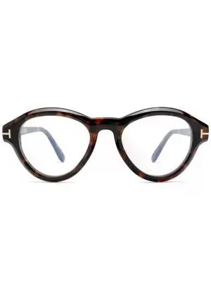 TOM FORD Round-frame Glasses - Brown