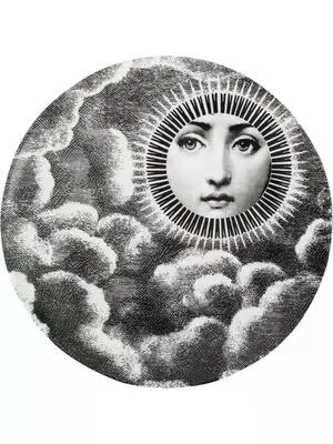 FORNASETTI Tema E Variazioni Wall Plate - Black