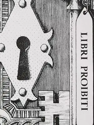 FORNASETTI Libri Proibiti Bookends
