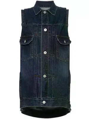 Sacai Sleeveless Denim Gilet
