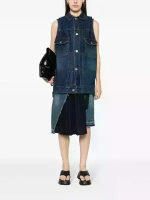 Sacai Sleeveless Denim Gilet