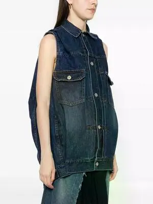 Sacai Sleeveless Denim Gilet