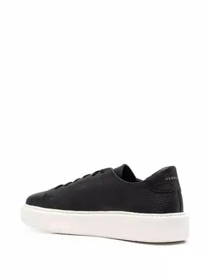 HENDERSON BARACCO Pebbled Low-top Sneakers - Black