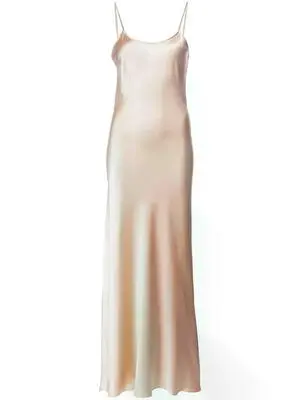 Voz Liquid Slip Dress - Neutrals