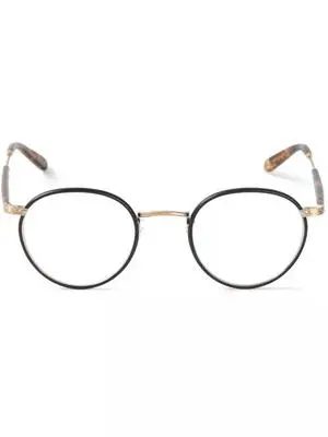 Garrett Leight Wilson Round Frame Eyeglasses - Brown