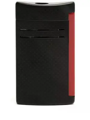 S.t. Dupont Engraved-logo Polka Dot Lighter - Black