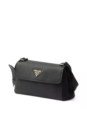 Prada Leather Shoulder Bag - Black