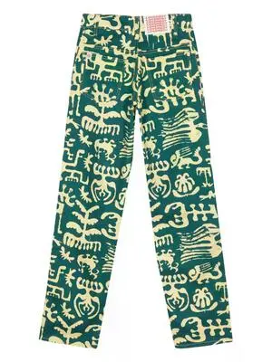 CHARLES JEFFREY Art Logo-patch Jeans