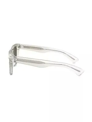 Oliver Spencer Sixties Square-frame Sunglasses - Neutrals