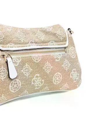 Guess Beyza Monogram-print Shoulder Bag