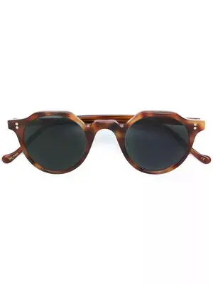 LESCA Heri Sunglasses - Brown