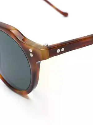 LESCA Heri Sunglasses - Brown